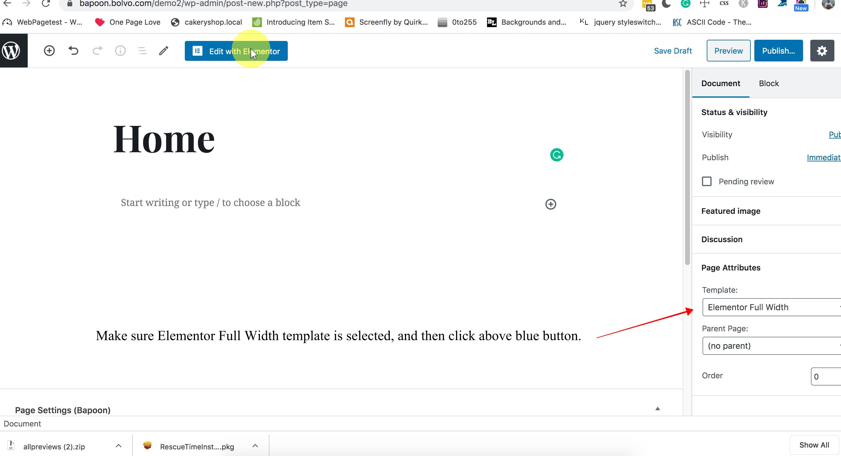 Creating a page · GitBook